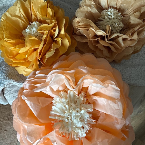 Oversized Paper Flowers 13 Units!! Flower Backdrop Wall. Breathtaking ...