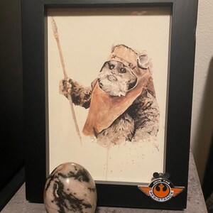 Wicket the Ewok Watercolor Illustration Star Wars Art Dorm Decor ...