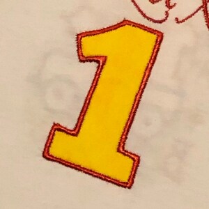 Number Applique Machine Embroidery Designs Applique Numbers | Etsy
