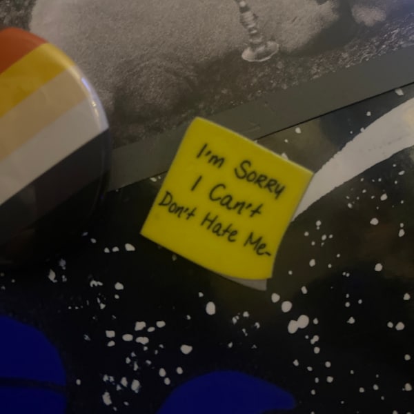 I'm Sorry, I Can't Don't Hate Me Sex and the City Post It Note Berger ...