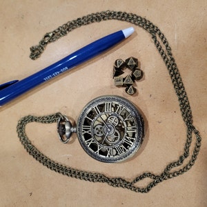 Roman Number 1-10 DND Pocket Watch Case With Metal Mini Tiny - Etsy