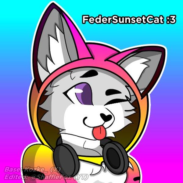 Digital Protogen Furry Emote/sticker Bases (pack 3) - Etsy