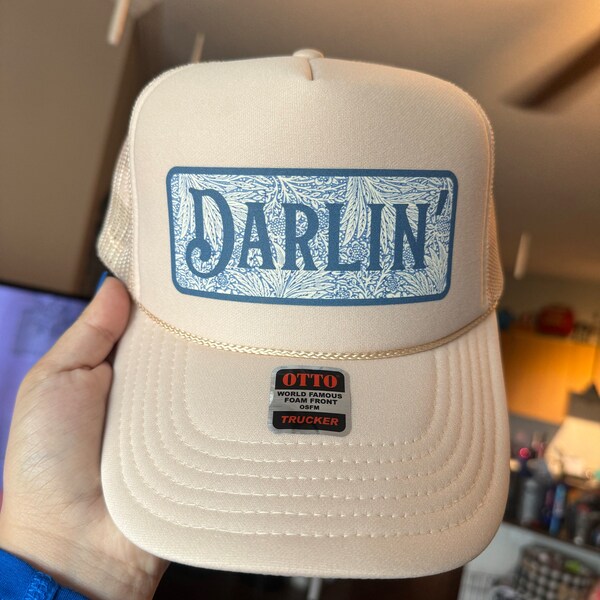 Darlin' Trucker Hat, Country Trucker Hat, Womens Trucker Hat, Cowgirl ...