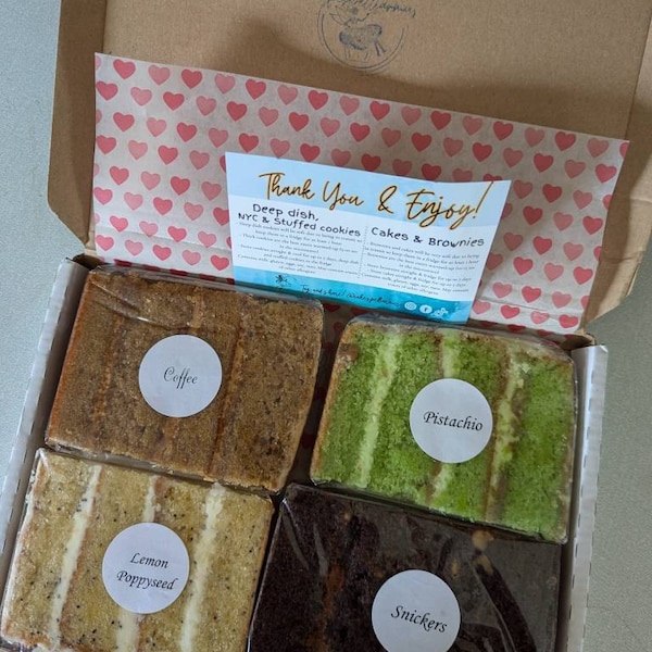 Letterbox Cake Slices - SPECIAL FLAVOURS - Birthday Cake - 4 Cake ...