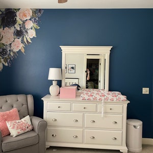 SAMPLES Carly Wall Flowers Pastel Colors Corners Border Frame - Etsy