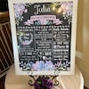 Customised Floral Chalkboard Sign 8x10 / 11x14 / Chalkboard - Etsy ...