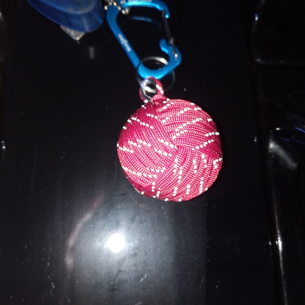 Floating Monkey Fist Reflective Key Chain - Etsy