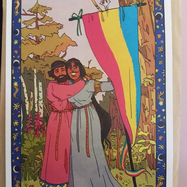 Medieval Pride Flag A5 Prints - Etsy UK