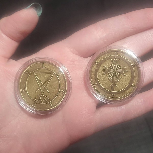 LUCIFER Coin || Lucifer Seal || Fallen Angel Seal || Lucifer Coin ...