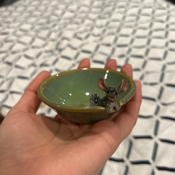 Custom Animal Bowl XS, Pottery Bowl Very Small, Animal Dish ...