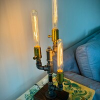 Edison Table Lamp-desk Lamp Steampunk Lamp-rustic Home Decor-gift for ...
