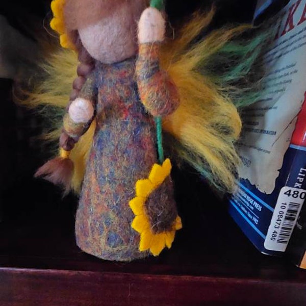 Toadstool-flower Fairy,wet Felted. Waldorf. Felted.flower Child ...