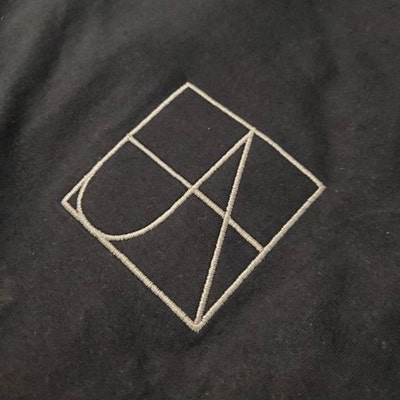 Custom Embroidered T-shirt Tees Free Logo Digitizing - Etsy