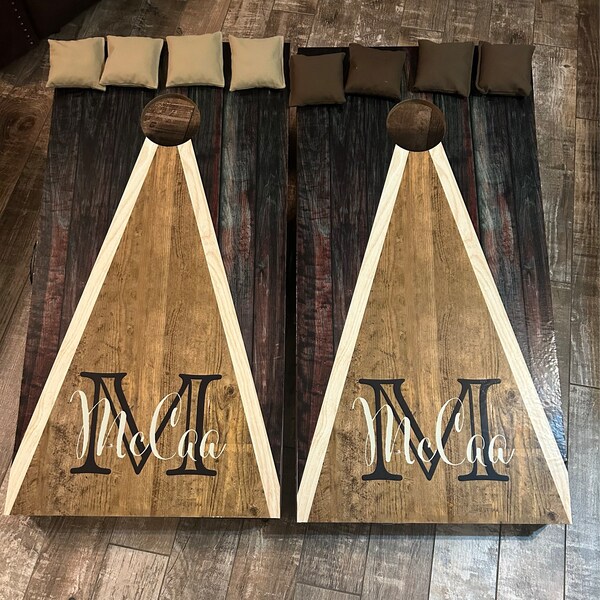 Custom Cornhole Wraps / Easy to Apply! / Custom Cornhole Board Skins ...