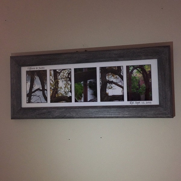Framed Personalized Name - Original Alphabet Photography Wedding Gift ...