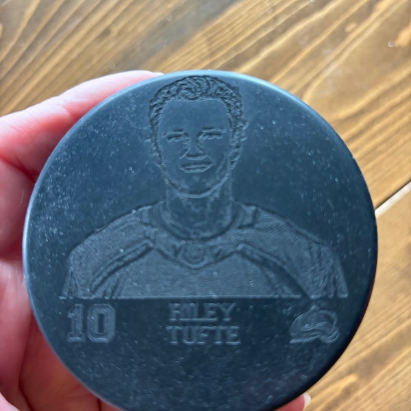 NHL Inspired Because It's the Cup Custom Laser Engraved Hockey Puck ...