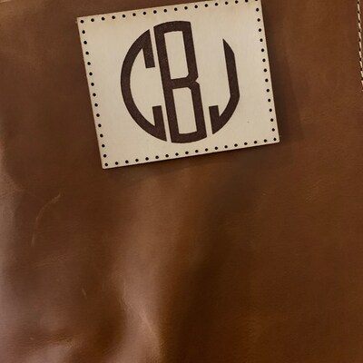 Rectangle Leather Patch Classic Leather Hat Patch 2.25 X 2.75 - Etsy