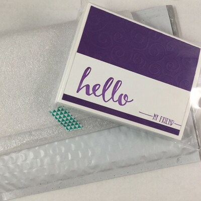 Pink Premade Top Note Pieces Die Cut Top Note Shapes Stampin up Top ...