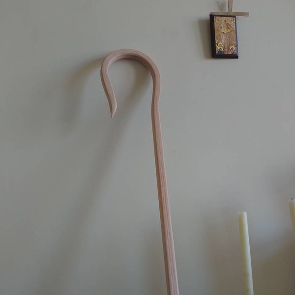 Shepherd Staff + 60" Oak Staff + Handmade in the USA + Strong Sheep ...