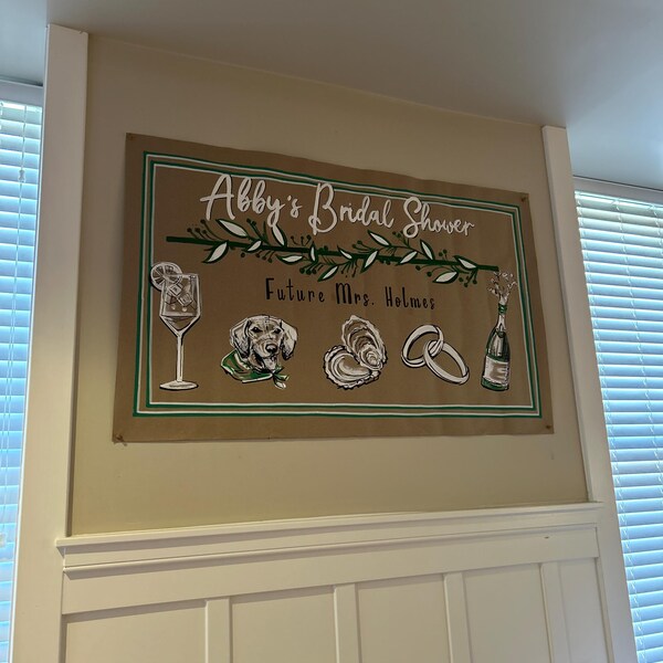 Ready to Ship- Spook-tacular, Halloween Party Banner, Painted Butcher ...