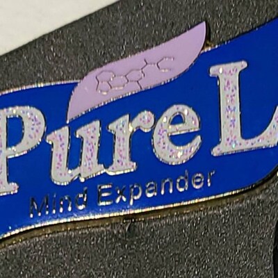 Pure L Mind Expander Hat Pin, LSD Molecule, Hippie, Lapel Pin, Trippy ...