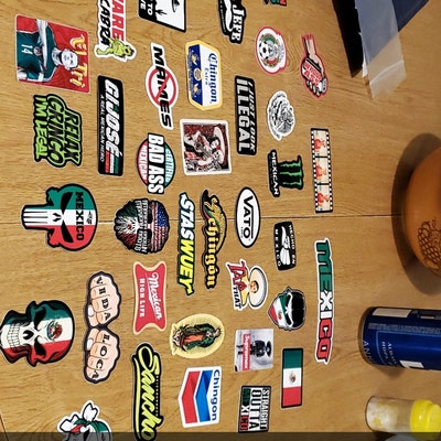MEXICAN CHINGON Hard Hat Stickers 40 MEXICO Hardhat Sticker Pegatinas ...