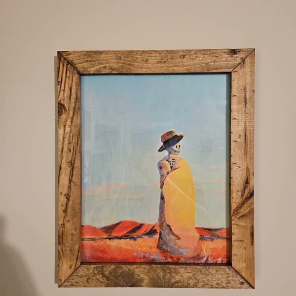 Old West Frame, Rustic Frame With Western Corners. Handmade Distressed ...