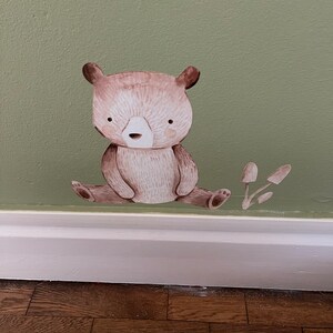 Bear Little Woodland Friends Fabric Wall Stickers - Etsy