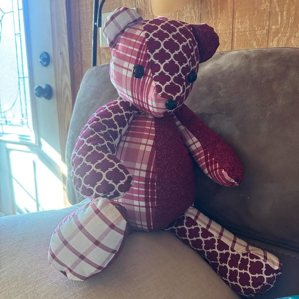 Memory Bear Pattern + VIDEO Tutorial - All Sizes Included, Keepsake ...