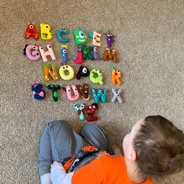 Felt Alphabet / Felt Letters / Felt Alphabet Letters / Educational Toys ...