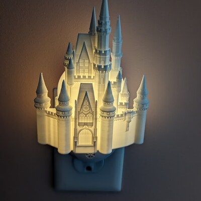 Cinderella Castle Wall Night Light Plug-in LED Disney - Etsy