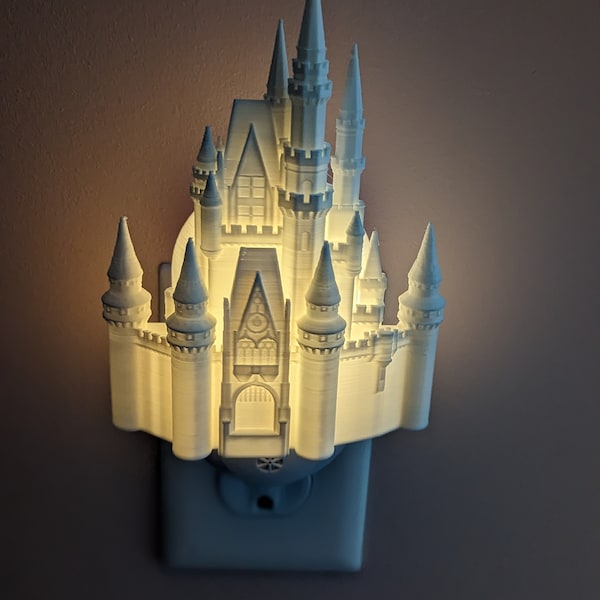 Cinderella Castle Wall Night Light - Plug-in - LED - Disney - Etsy