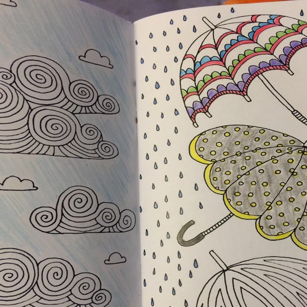 COLORING BOOK Volume 3 - Traveler's Notebook Insert Available in 7 ...