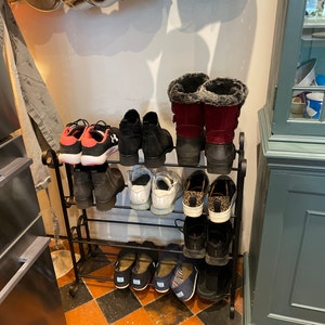 Wrought Iron Shoe Rack Extra Large Version - Etsy