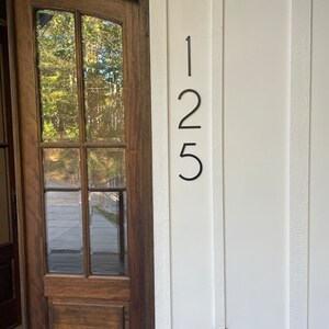 Large Modern Black House Numbers, 8 Inch, 12 Inch, Address Numbers ...