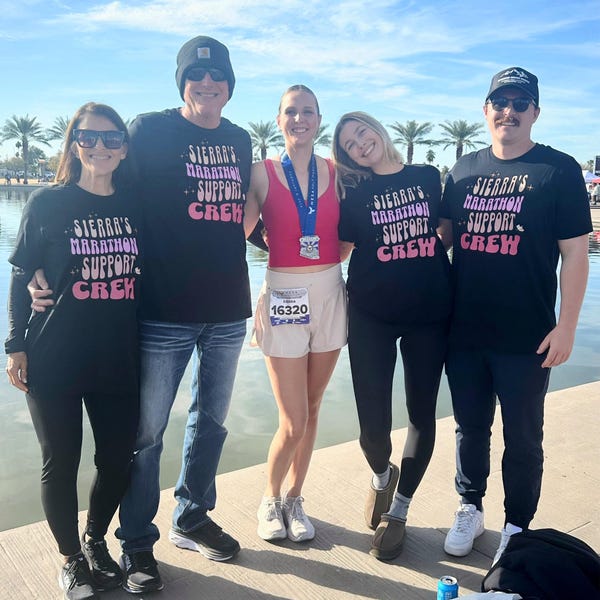 Custom Marathon Support Crew Shirt, Marathon Tee, Support Crew Tshirt ...