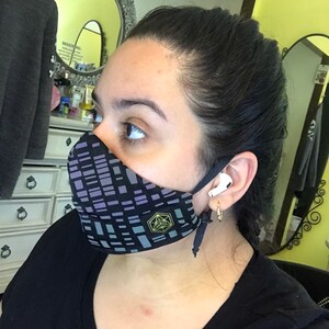 Rave Hood Festival Hood Reversible Holographic Hood Face Mask Rave Mask ...