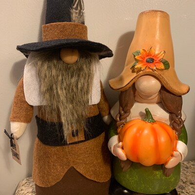 Mini Gnome Handmade Small Gnomes Farmer Scarecrow Hillbilly - Etsy