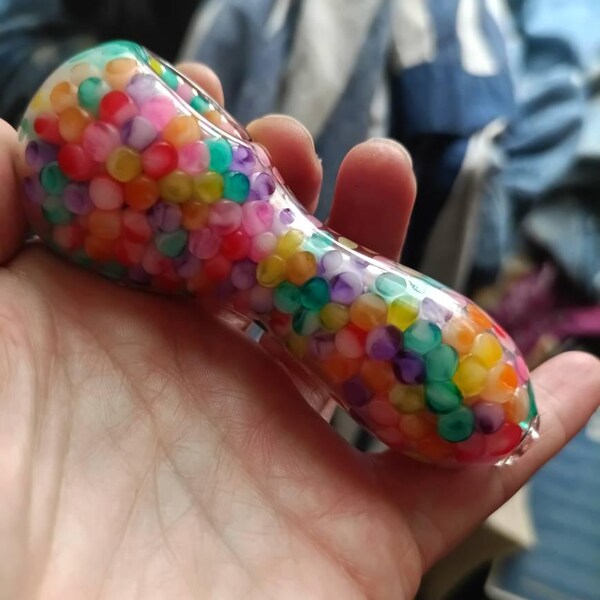 Pipe Peach Pipe Glass Hand Pipe Pink Peach Pipes Unique Handmade Pipe ...