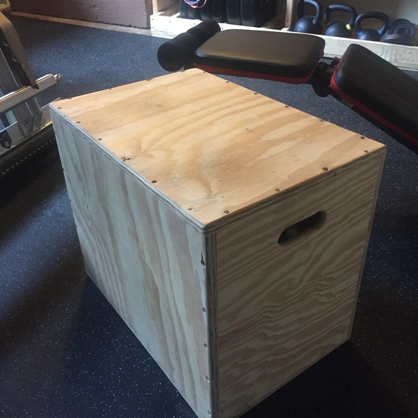 24 X 20 X 16 Box, Super Sturdy Crossfit Box With Bracing, WOD Box, Plyo ...