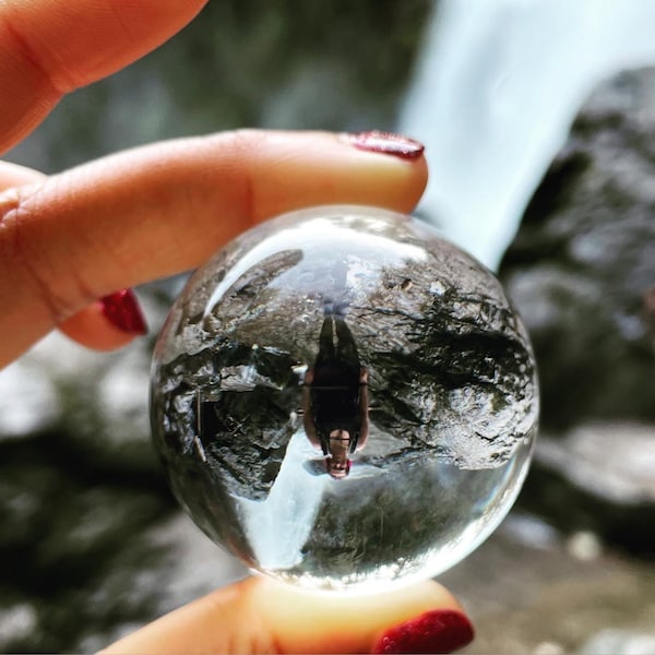 Crystal Ball,clear Leaded Crystal Glass,gazing Crystal Ball,sphere ...