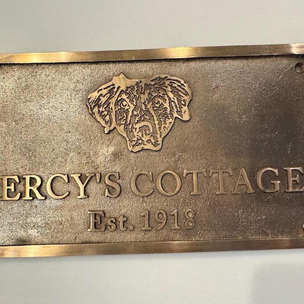 Custom Made Cast Bronze Signs & Plaques - Personalized Logo/crest ...