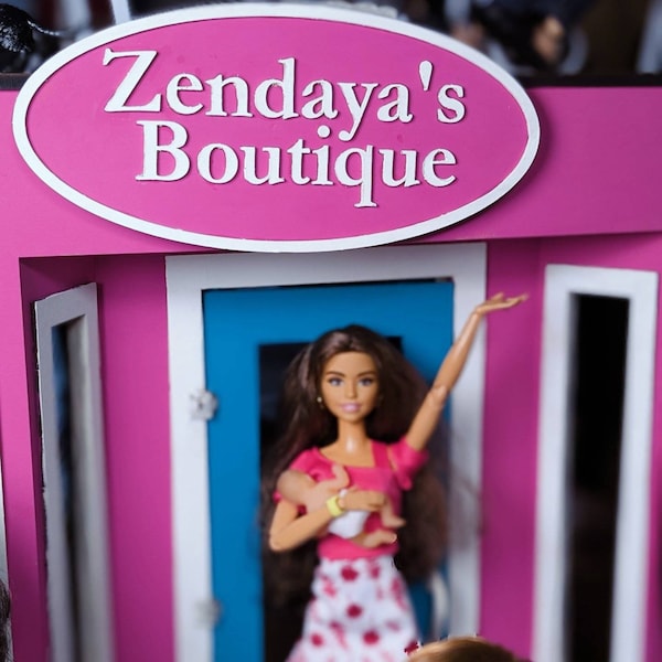 Store Room Box for 1:6 Scale | Storefront Diorama | Toy Store, Boutique ...