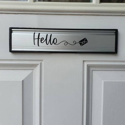 Letterbox Label Vinyl Decal Postbox Front Door Sticker - Etsy UK