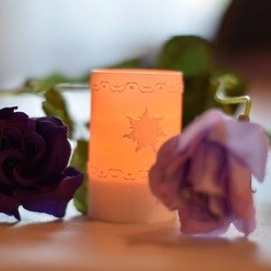 Tangled Lantern Tea Lights Rapunzels Floating Lights Three 3 Warm White ...