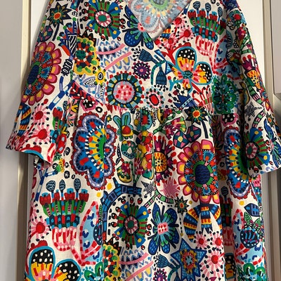 Cross Over Flared Sleeve Dress Sewing Pattern - Etsy Australia