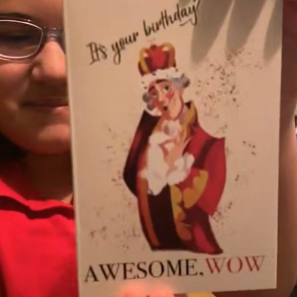 The Duke of Hastings Funny Birthday Card Illustration Inspired by ...