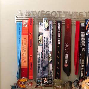 Personalized Medal Holder With One Line of Text Allied Medal | Etsy