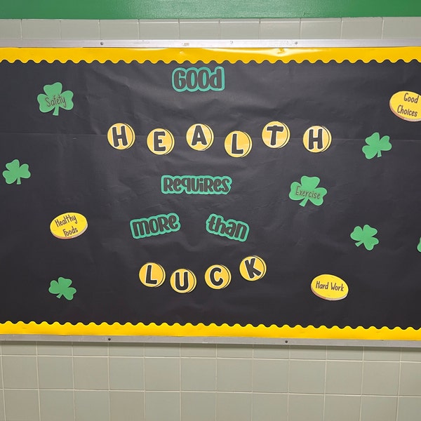 Heart Month/february Health Bulletin Board/door Decor Kit for Nurses ...