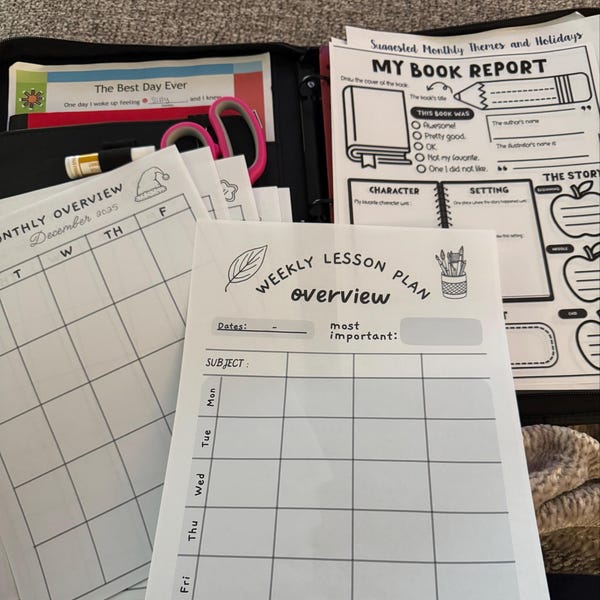 Printable Homeschool Planner Printable | PDF | Homeschool Binder ...